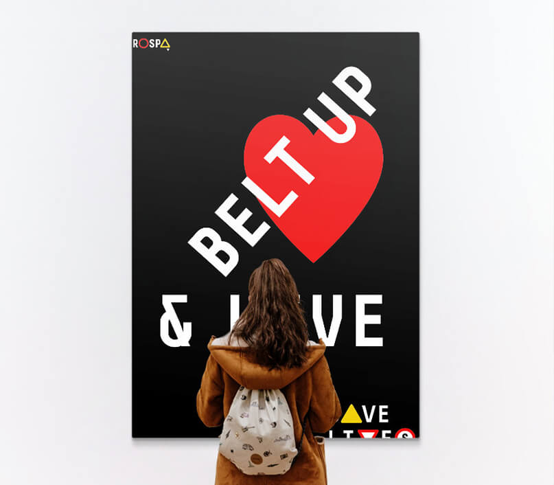 Seat Belts Road Safety Awareness Poster | RoSPA Australia